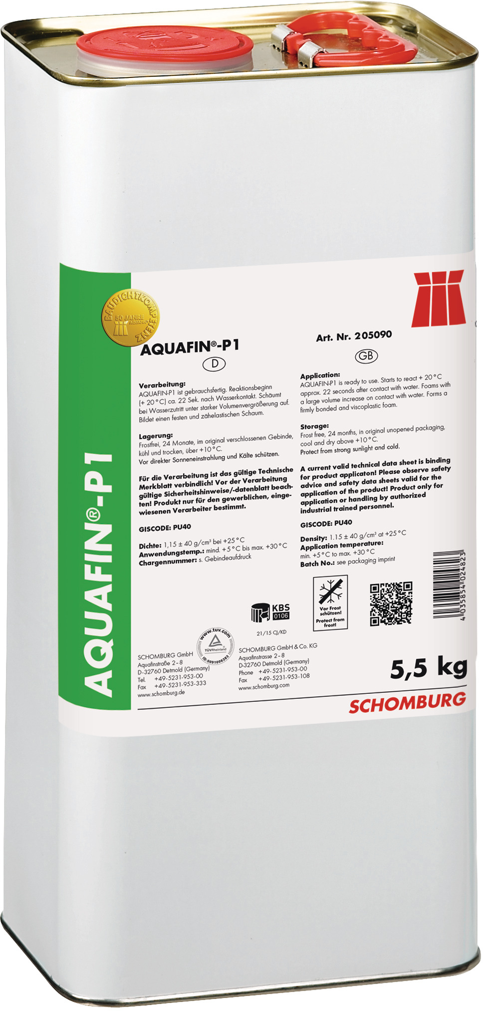 AQUAFIN-P1 | SCHOMBURG Germany